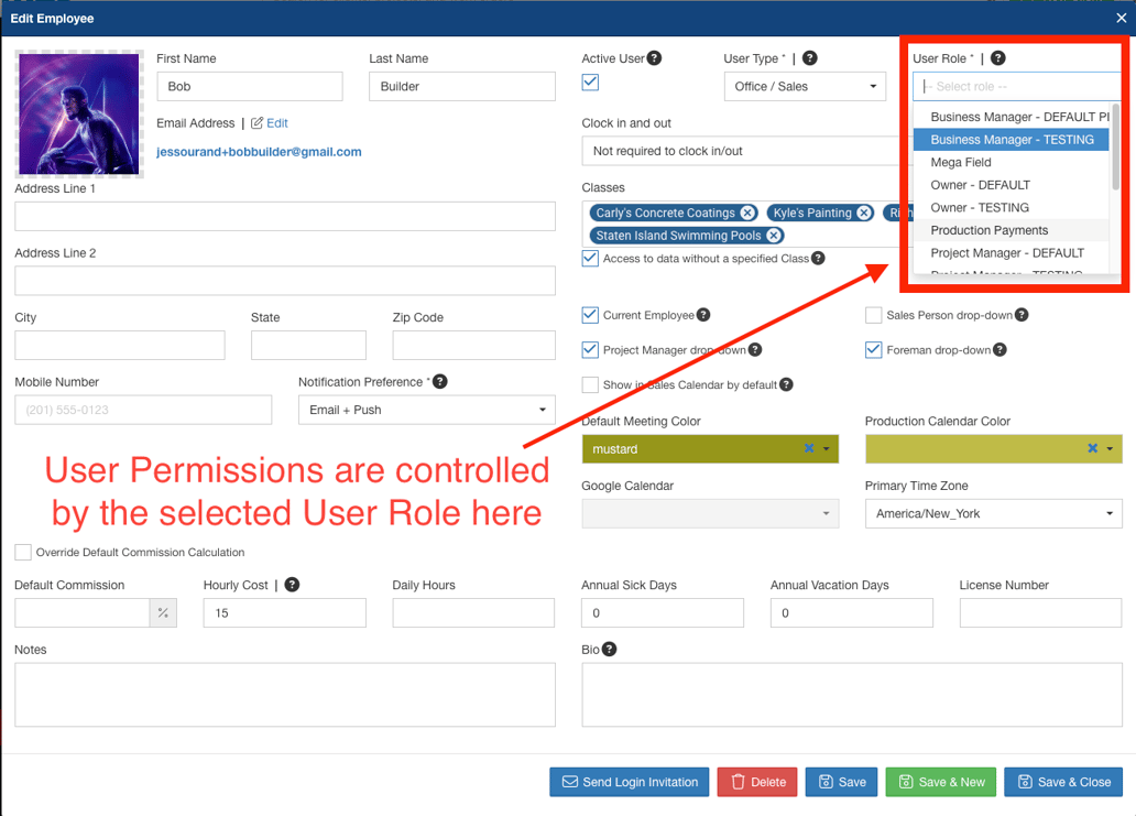 Controlling Permissions